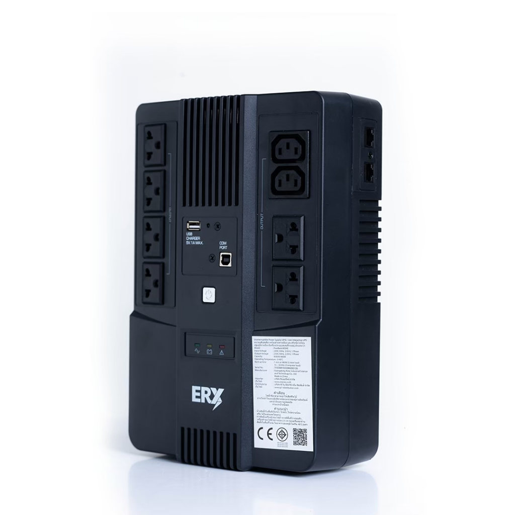 UPS เครื่องสำรองไฟ ERX Model 800AE (800VA/480W) | Shopee Thailand