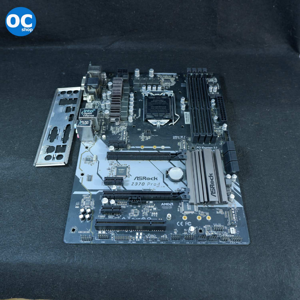 MAINBOARD(1151V2) ASROCK Z370 PRO4 สภาพดี ใช้งานปกติ | Shopee Thailand