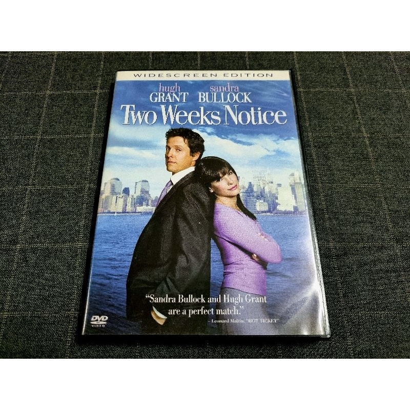 DVD ภาพยนตร์โรแมนติกคอมเมดี้สุดน่ารัก "Two Weeks Notice / สะกิดหัวใจเรา ...