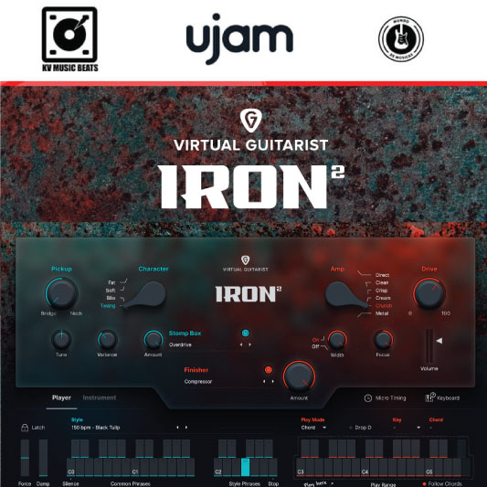 uJAM Virtual Iron 2 Guitarist Vst Software windows IRON 2 Rock GUITAR ...