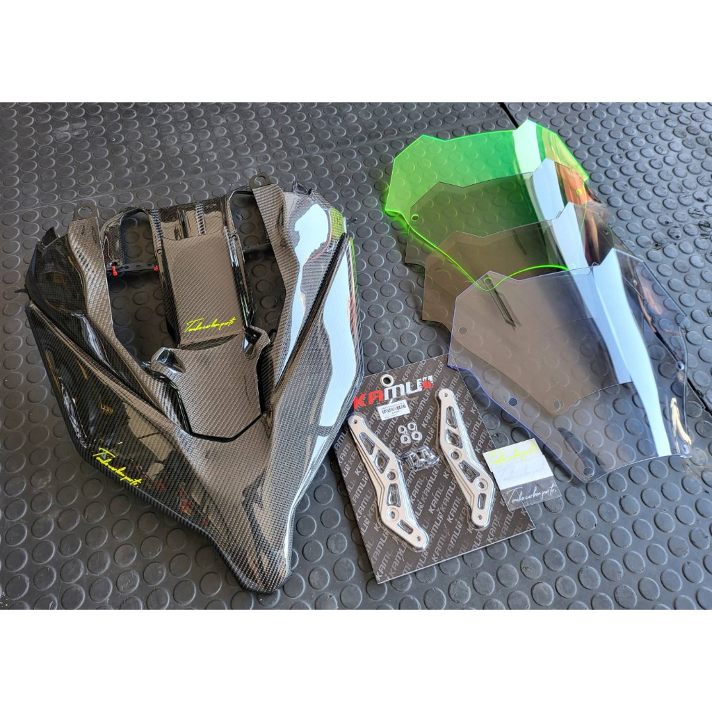 ชุดหน้าซิ่งเครฟล่าแท้ NEW FORZA 350 TONAKE EPOXY PARTS | Shopee Thailand