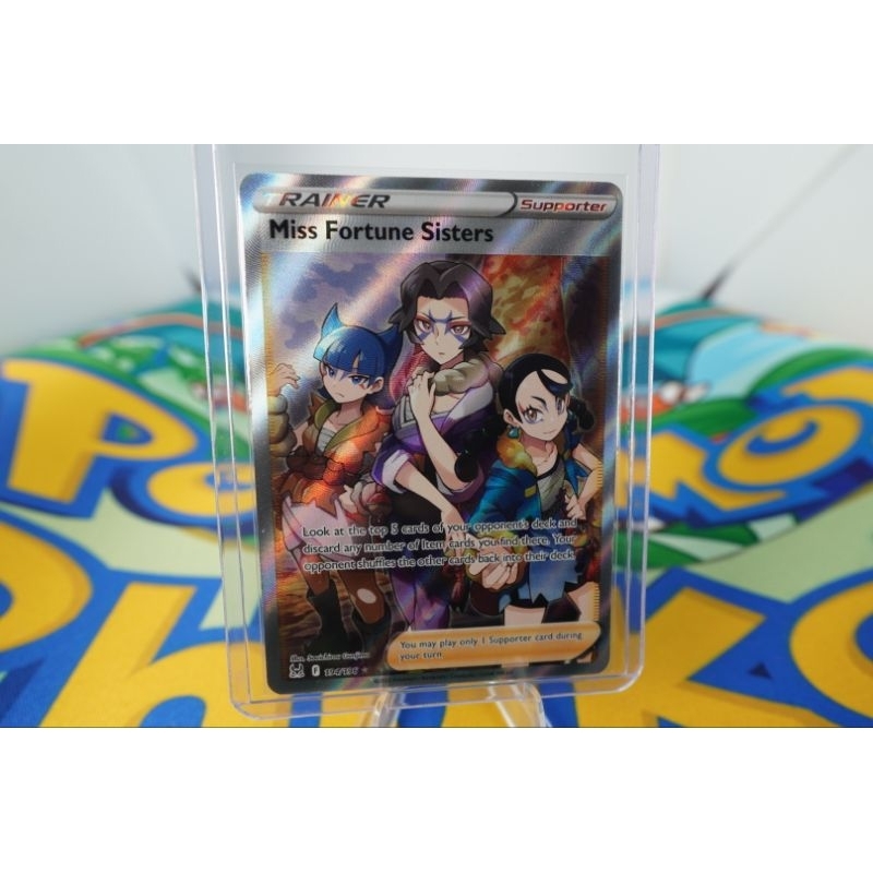Pokemon Card "Miss Fortune Sisters Trainer 194/196" ENG Lost Origin ...