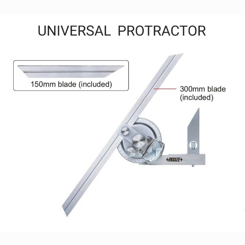 Universal Protractor 0-360 องศา INSIZE รุ่น 2372-360 โปรแทรคเตอร์ ...