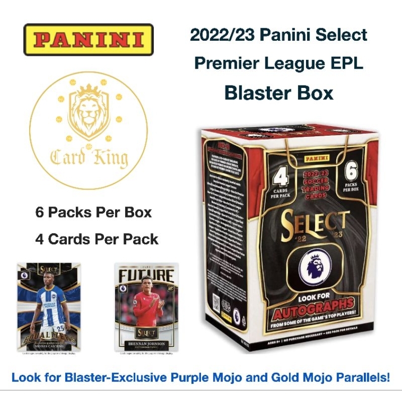 Panini Select 2022 EPL Blaster 1box การ์ด 24 ใบ | Shopee Thailand