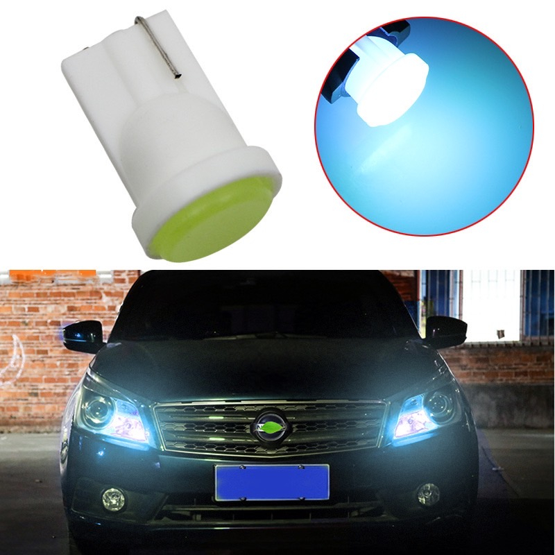 หลอดไฟหรี่ LED T10 COB 12V หลอดไฟรถยนต์ รถมอเตอร์ไซค์ หลอดไฟวัดบูส ไฟเรือนไมล์ (มีให้เลือก 7สี ...