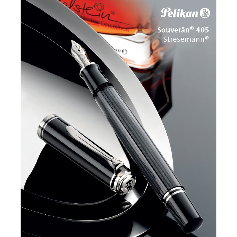 Pelikan Souveran Fountain Pen M405 Stresemann | Shopee Thailand