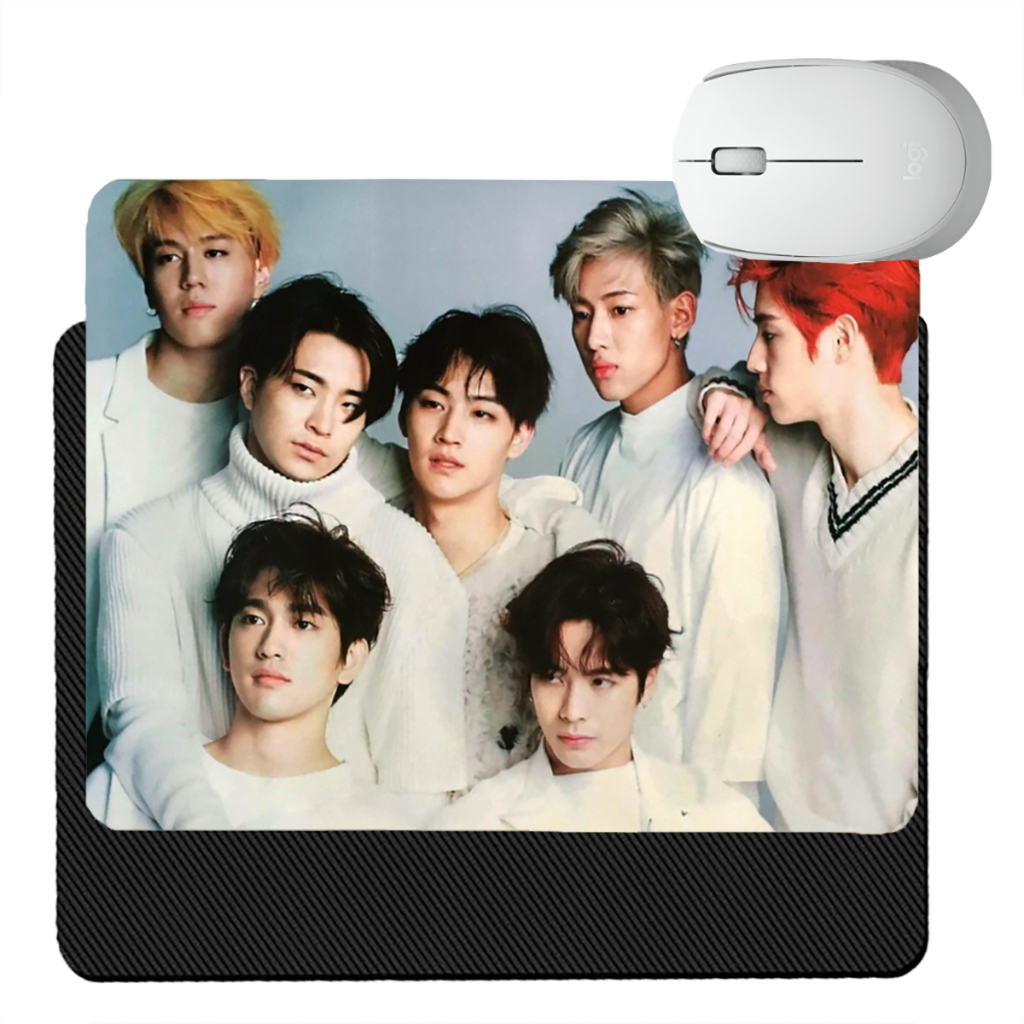 สั่งทำ แผ่นรองเมาส์ Mouse Pad ก๊อตเซเว่น Kpop GOT7 เต็มวง วงดนตรีเกาหลี ...