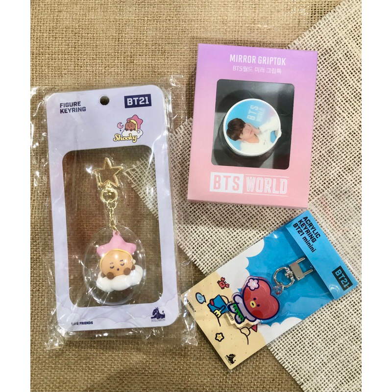 ของสะสม BTS / BTS World / BT21 Minini Keyring // BT21 ลิขสิทธิ์แท้ | Shopee Thailand