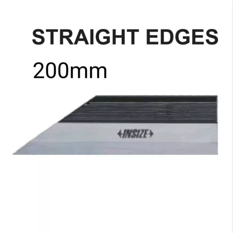 เกจวัดขอบตรง 200มม Straight Edge 200mm INSIZE 4700-200 อินไซส์ บรรทัด ...