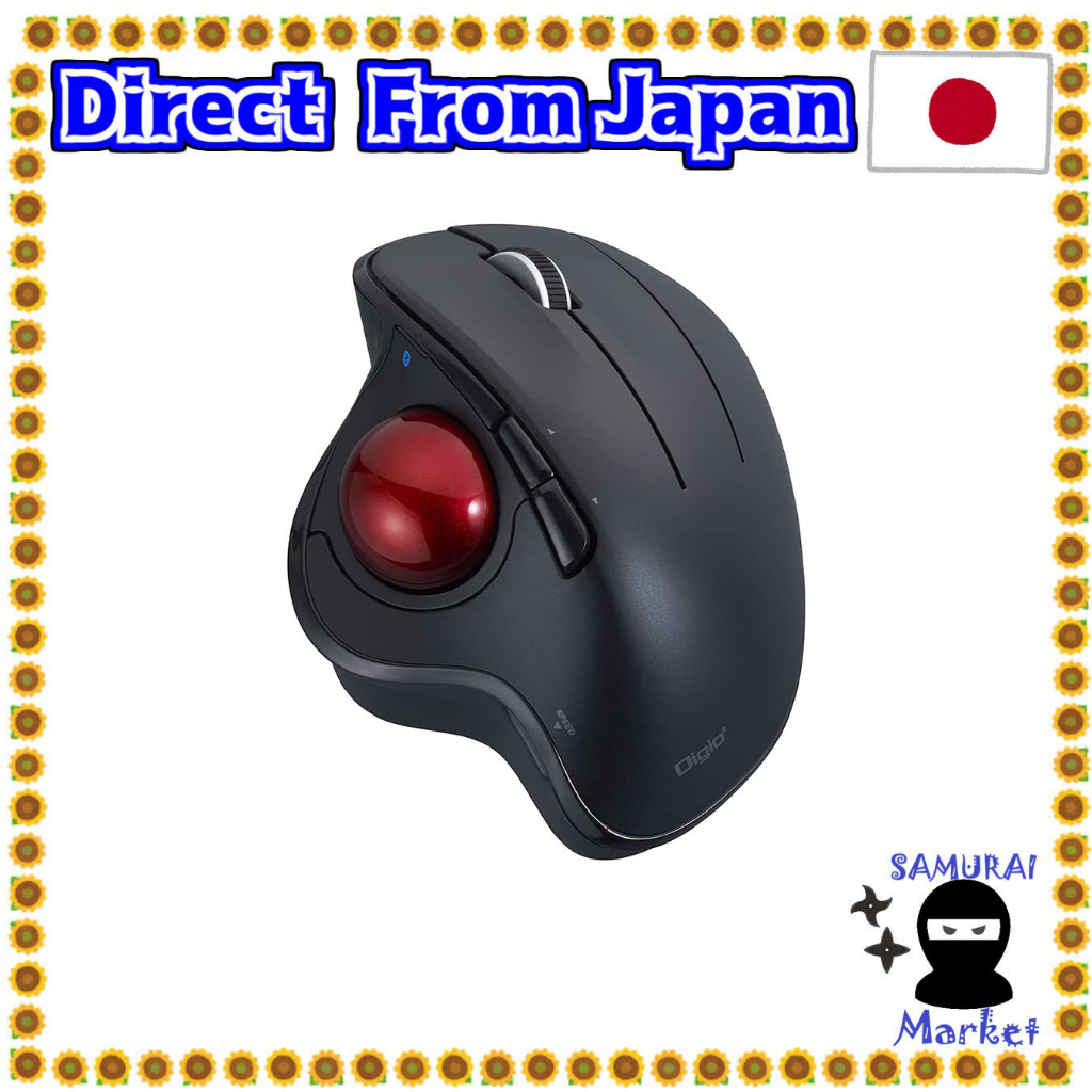 【Direct From Japan】 DIGIO2 Trackball Mouse angle variable Bluetooth5.0 ...