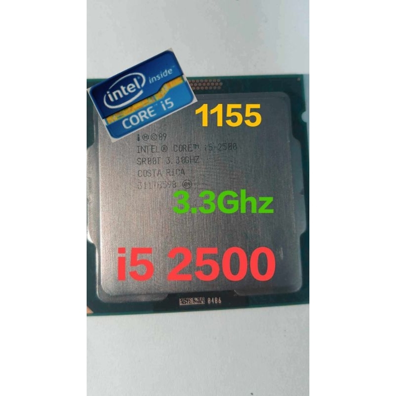 CPU i5 2500 3.30Ghz cpu i5 2400 3.10Ghz สินค้ามือสอง | Shopee Thailand