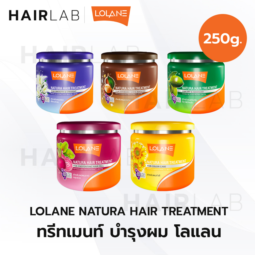 พร้อมส่ง Lolane Natura Hair Treatment 250g โลแลน เนทูร่า แฮร์ ทรีทเม้นท ...