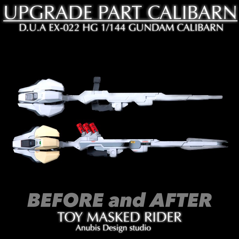 ⬜️พร้อมส่ง พาร์ทเสริม UPGRADE HG 1/144 UPGRADE PART CALIBARN By Anubis ...
