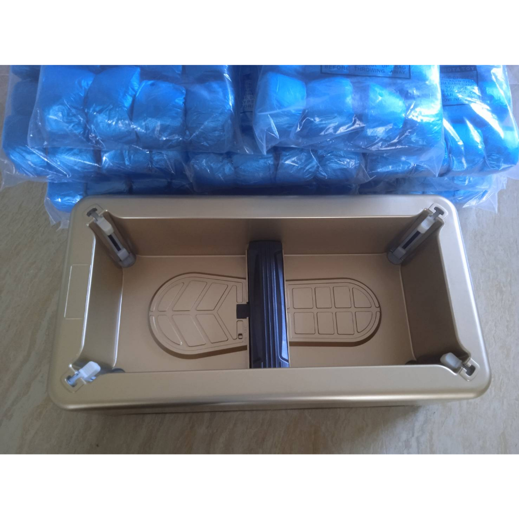 เครื่องสวมถุงคลุมรองเท้า Shoes dispenser แถม ถุงคลุมรองเท้า t bukcle100 ...