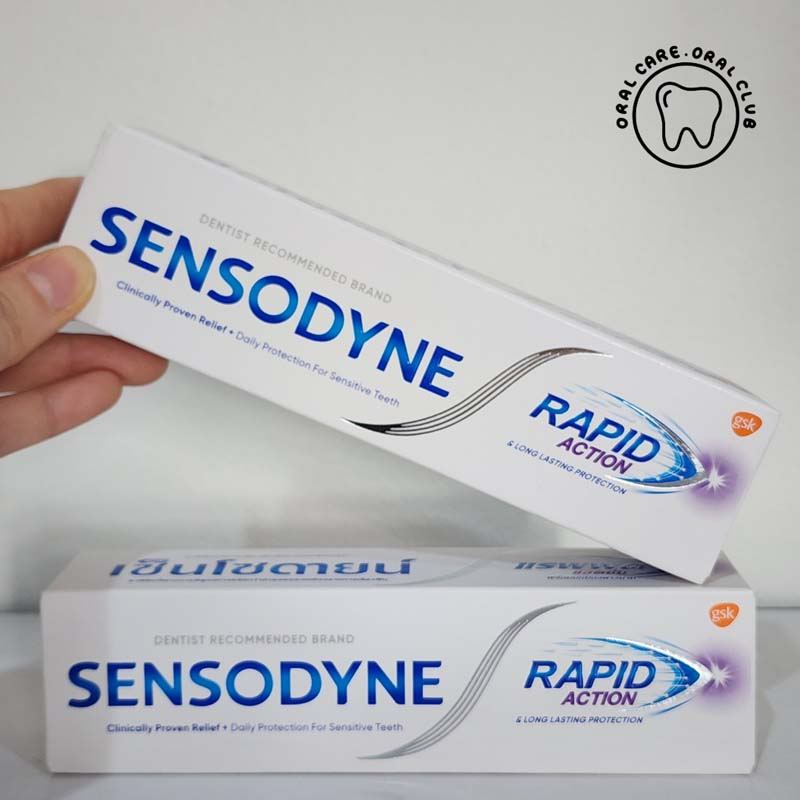 SENSODYNE RAPID ACTION 100G เซ็นโซดายน์ ยาสีฟัน สูตร แรพพิดแอคชั่น ช่วย ...