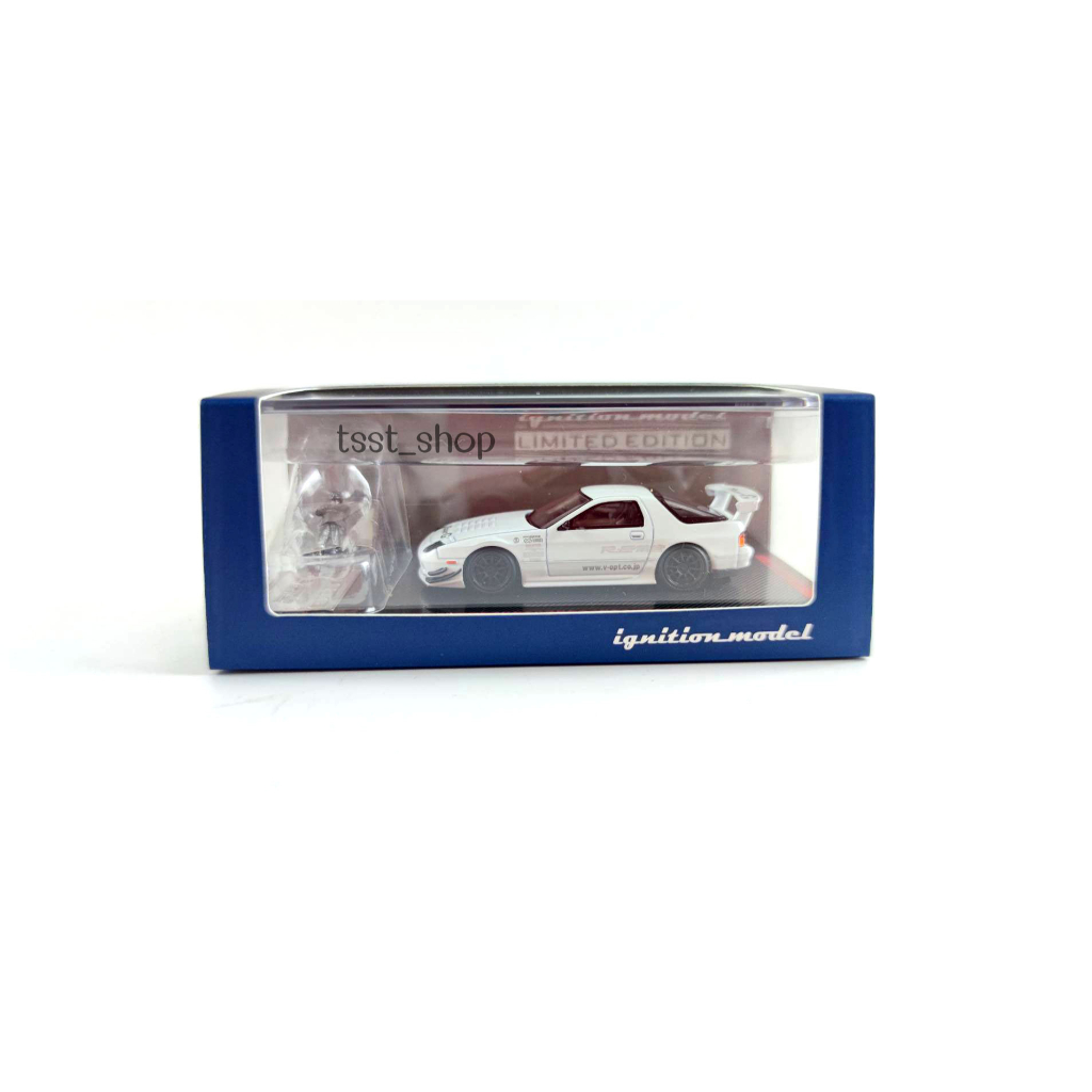Ignition Model 1:64 Mazda RX-7 (FC3S) RE Amemiya White with Figure | Shopee Thailand