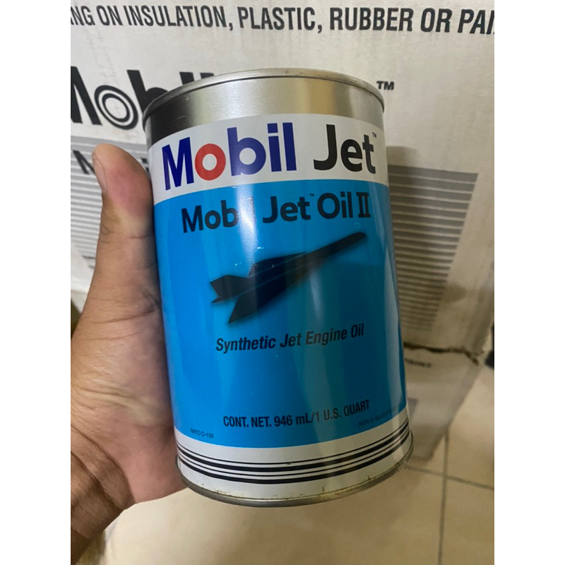 น้ำมัน Mobil jet Oil ll แท้100% | Shopee Thailand