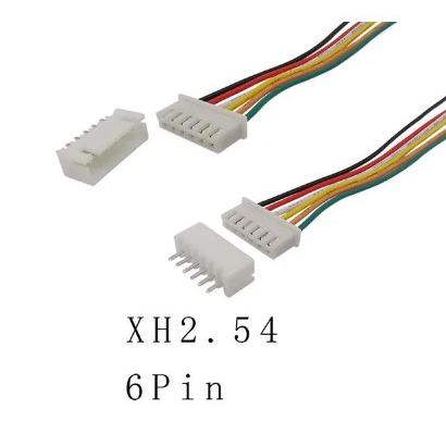 JST XH2.54 XH 2.54 mm 6 Pin Male Female Plug Socket Wire Cable Connector Length 30cm 26AWG ...
