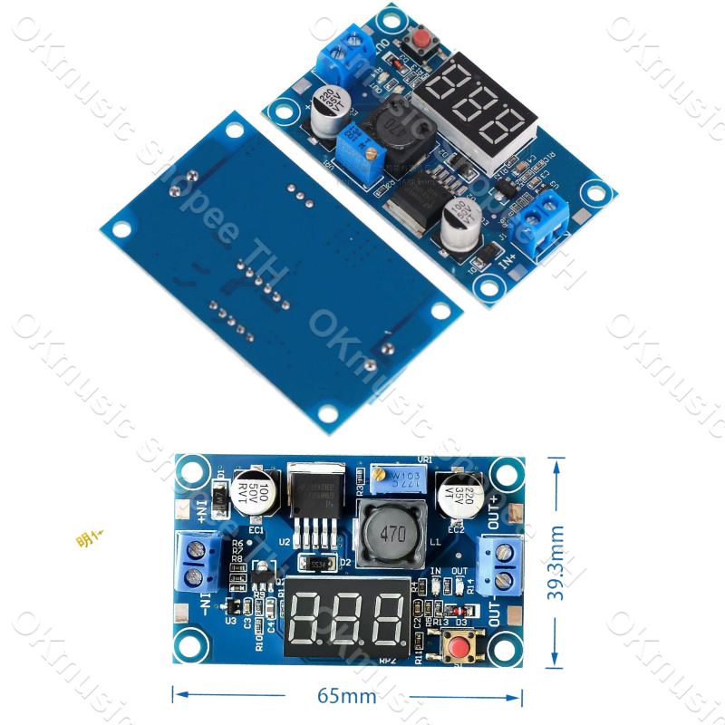 LM2596 DC-DC Adjustable Buck Converter step down ตัวควบคุมแรงดันไฟฟ้า ... LM2596 DC-DC Adjustable Buck Converter step down ตัวควบคุมแรงดันไฟฟ้า ...