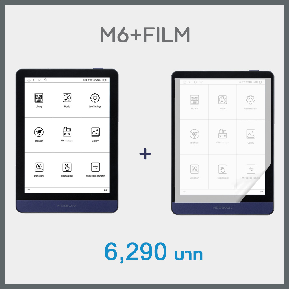 ทักแชท เพื่อรับส่วนลด 1000 Coin Meebook M6 eBook Reader 2023 Edition - New 6" Eink (Android 11 ...