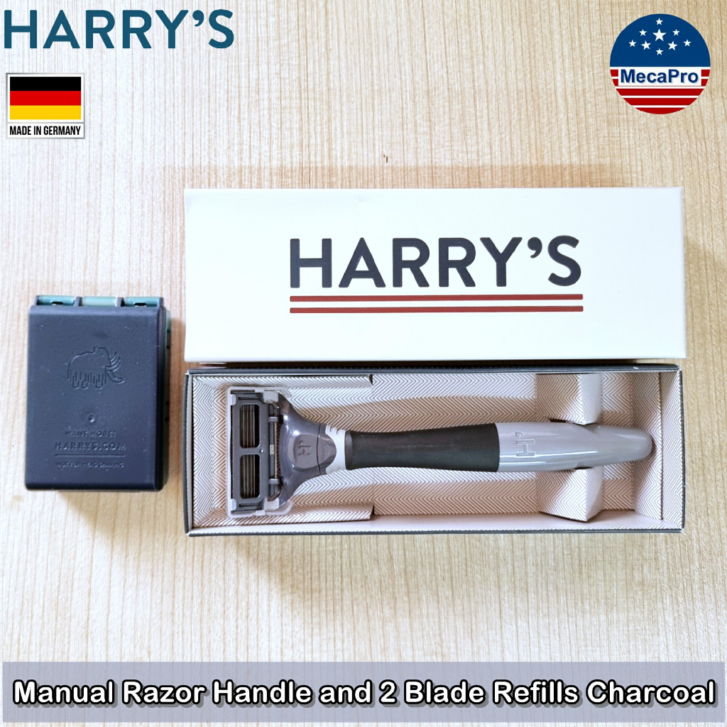 Harry's® Manual Razor Handle and 2 Blade Refills ชุดมีดโกน มีดโกนหนวด ...