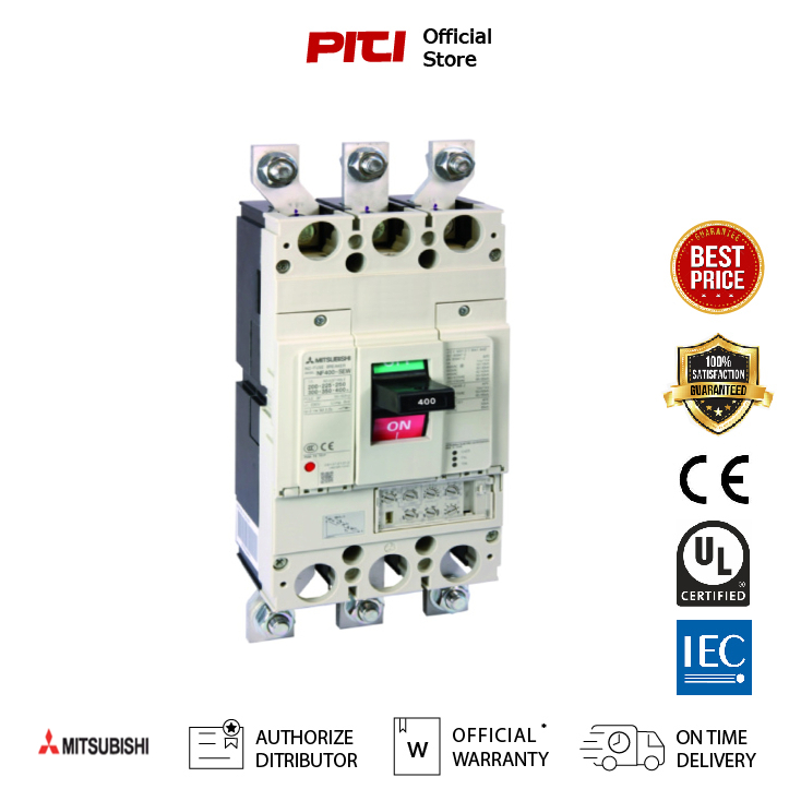 MITSUBISHI เบรคเกอร์ป้องกันไฟรั่ว ELCB NV630 SEW ( 300A - 630A ) 3P 400V 50kA 100/200/500mA ...
