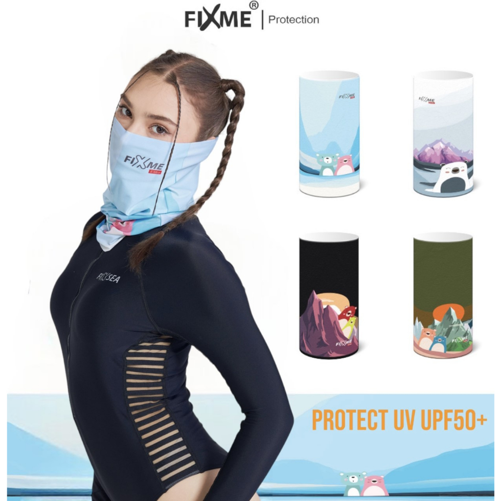 (ไร้ตะเข็บ100%) ผ้าบัฟ กันUV super cool รุ่น Save The Bear UPF50+ buff ผ้าบัฟกันแดด | Shopee ...