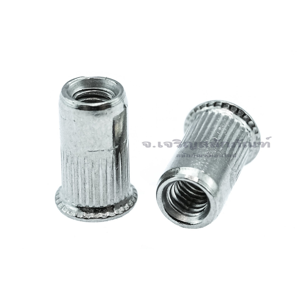 รีเวทนัทสแตนเลสรุ่นบ่าแคบ M3 M4 M5 M6 M8 M10 M12 (แพ็คละ 2 ตัว) Pop Nut ...