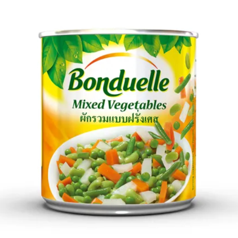 บงดูแอล ผักรวมแบบฝรั่งเศส 400 กรัม - Mixed Vegetables 400g Bonduelle brand | Shopee Thailand