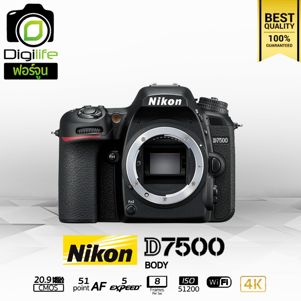 Nikon Camera D7500 Body - รับประกันร้าน Digilife Thailand 1ปี / Fortune ...