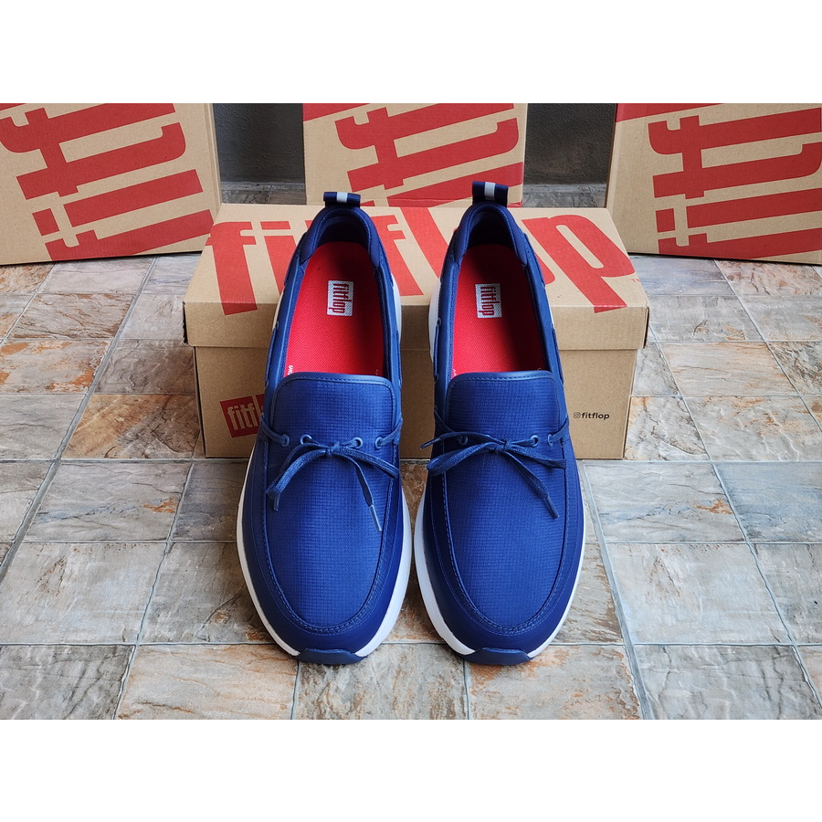 Fitflop Branson Crosshatch Boat Shoes | Shopee Thailand