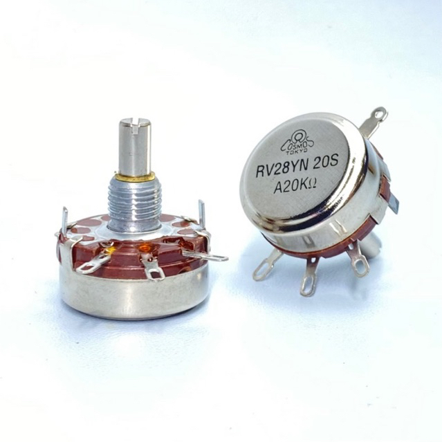 วอลลุ่ม 20K POT POTENTIOMETER COSMOS RV28YN 20S 20K (งานไต้หวั๋น) Out ...