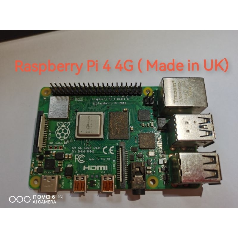 Raspberry pi 4 model B 4G (มือสอง) ฟรี aluminum case | Shopee Thailand