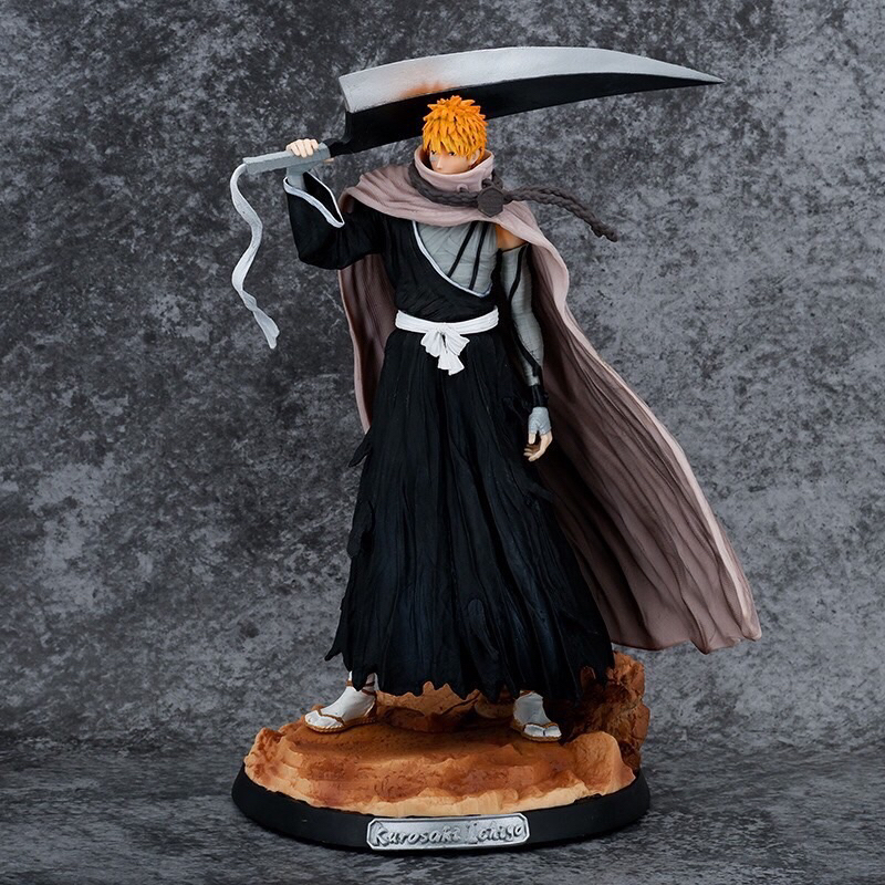 Bleach บลีช เทพมรณะ Kurosaki Ichigo Statue GK PVC Figure 34Cm | Shopee ...