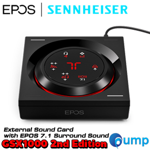 EPOS|Sennheiser GSX 1000 2nd edition External Sound Card with EPOS 7.1 Surround Sound for PC and ...
