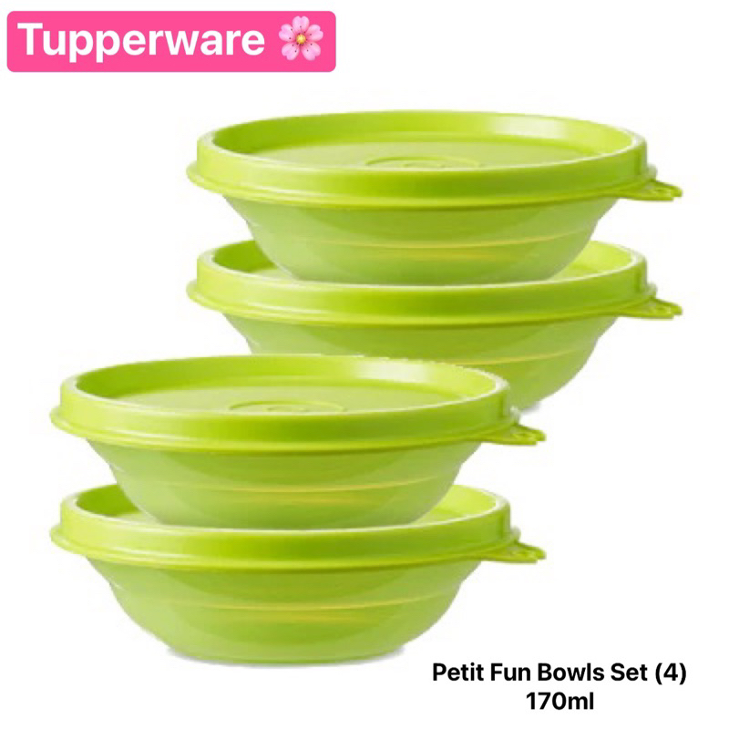 Tupperware รุ่น Fun Bowl ฝาแน่น เปิดปิดง่าย ของเหลวไม่รั่วซึม ลมไม่เข้า ...
