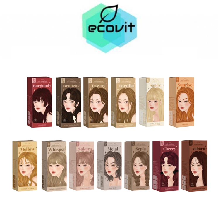 KOTA Color Cream โคตะ ครีมเปลี่ยนสีผม ออแกนิค [13 เฉดสี] [100 ml ...