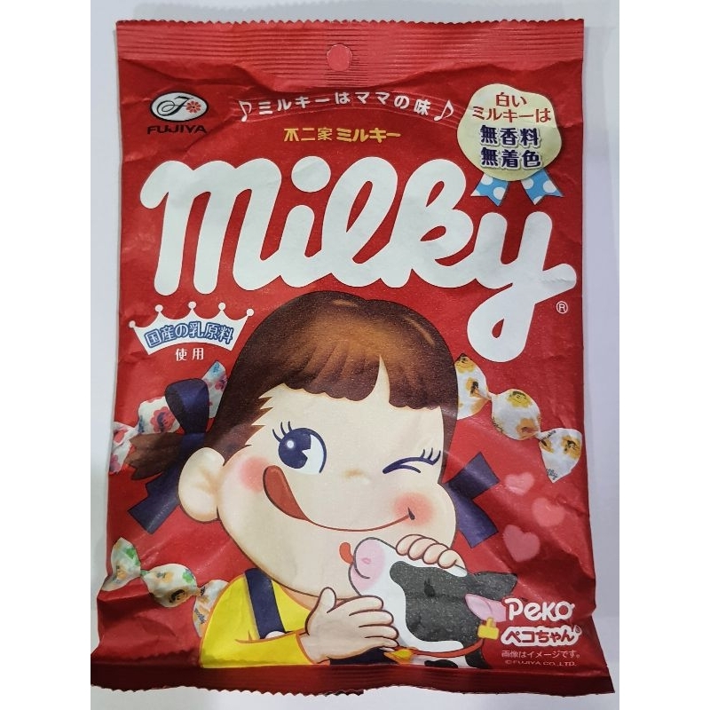 ลูกอม ทอฟฟี่นม Milky Peko-Chan Candy 108 กรัม Fujiya Peko/อมยิ้ม Peko ...