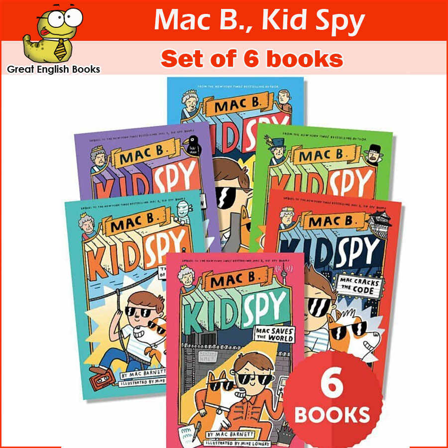 (*ใช้โค้ดรับcoinคืน10%ได้*) พร้อมส่ง Mac B., Kid Spy, Books 1-6 ซีรีส์ ...