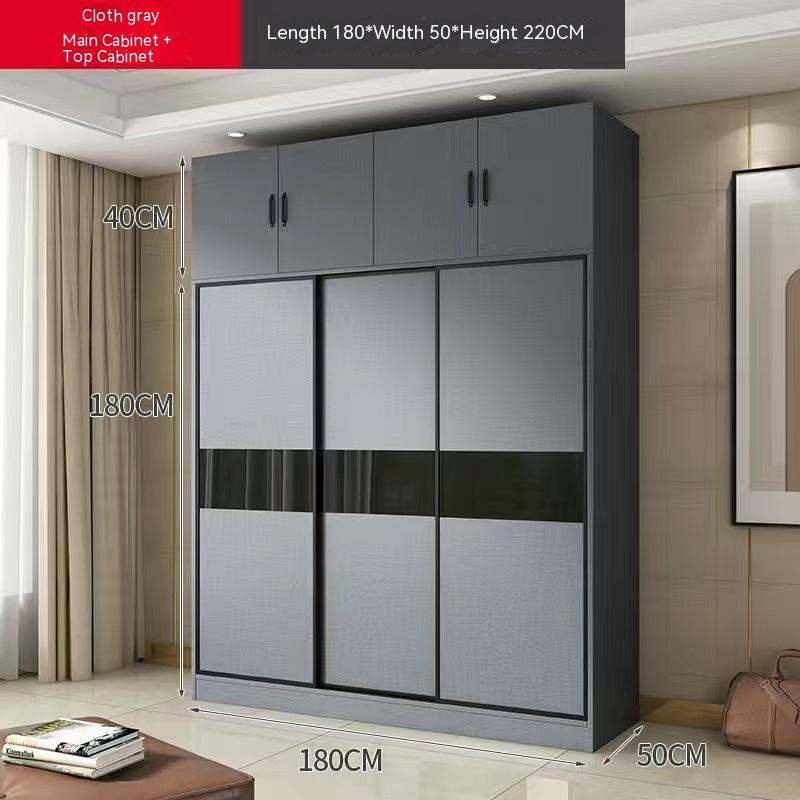 ตู้เสื้อผ้าไม้สไตล์ยุโรป ตู้เสื้อผ้าบานเลื่อน 80/100/120/140/160/180 ซม | Shopee Thailand