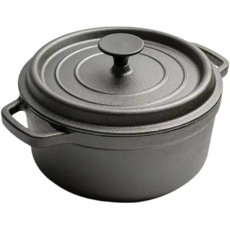Export cast iron stew pot Old traditional raw iron pot braising pot ...