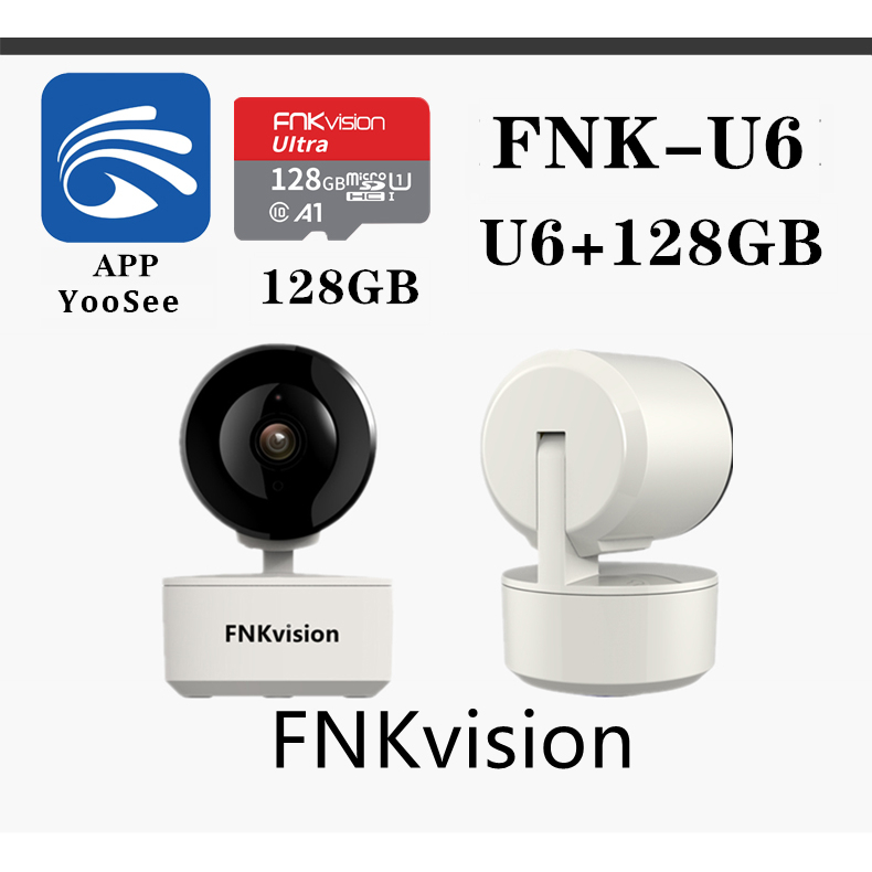 FNKvision กล้องวงจรปิดไร้สาย HD5MP Full Color Night Vision CCTV IP ...