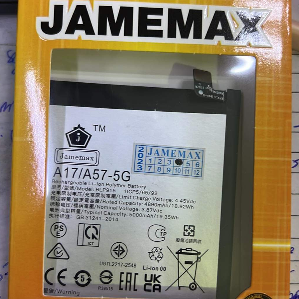 JAMEMAX แบตเตอรี่ OPPO A77 -5G/A97-5G /A57-2022 Battery Model BlP923 ...