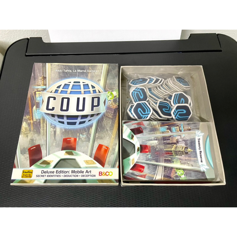 Coup Deluxe Edition Mobile Art Board Game คูป บอร์ดเกมส์ | Shopee Thailand