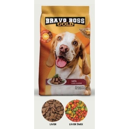 [10-20kg] Bravo Boss BOKWOW อาหารสุนัข อายุตั้งแต่ 1 ปีขึ้นไป รสเนื้อ ...