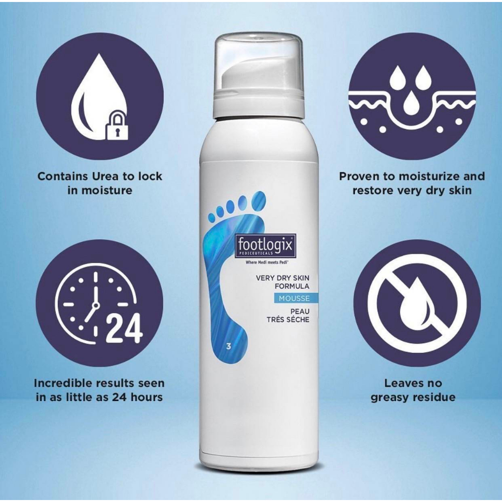 Footlogix Mousse Verydry Skin #3 ของแท้นำเข้าจาก🇨🇦 CANADA🇨🇦 พร้อมส่ง ...