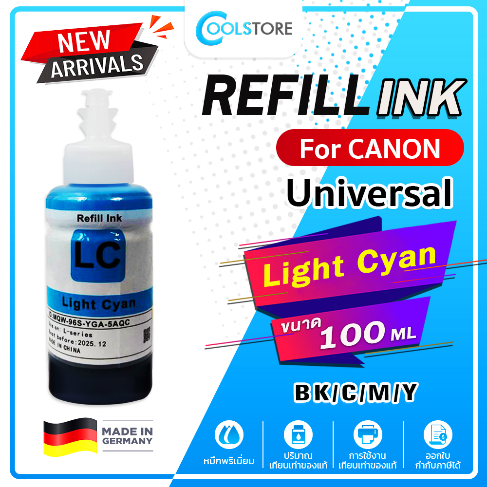 COOL น้ำหมึกเติม INK Refill 100ml. For CANON ทุกรุ่น GX4070/GX3070 ...
