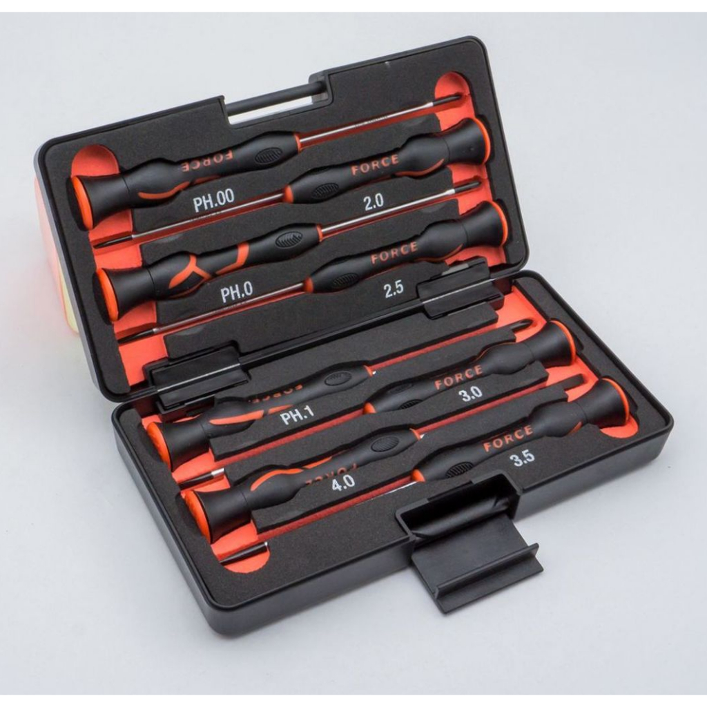 FORCE (ฟอร์ซ)2087A ชุดไขควง หัวแฉก หัวแบน 8 PCS(F131-2087) | Shopee Thailand