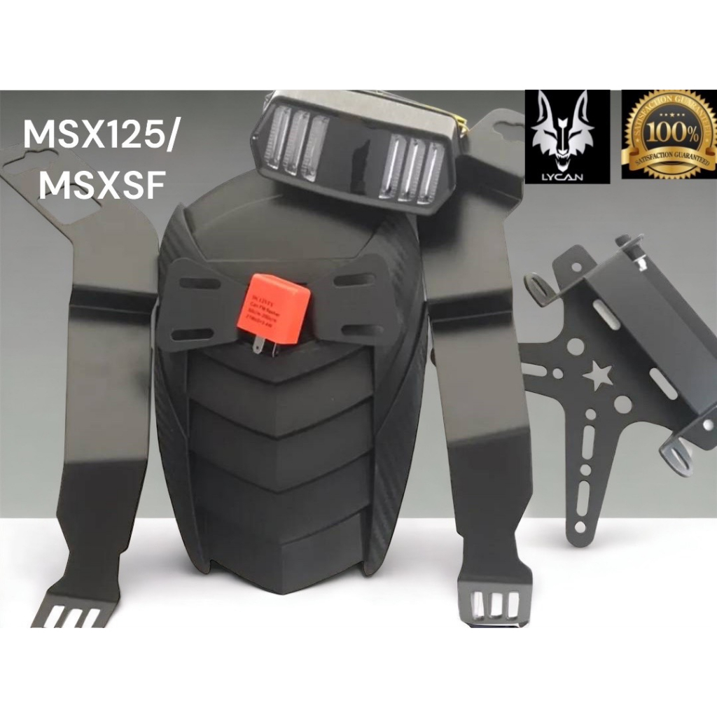 ชุดสุดคุ้ม MSX / MSX SF กันดีด + ท้ายสั้น + ไฟมัสเเตง + รีเลย์ | Shopee Thailand