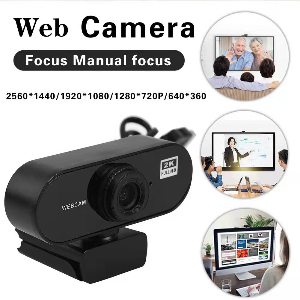 Web Camera 1080P webcam กล้องเว็บแคม ความละเอียด 1080P และ 2K | Shopee ...